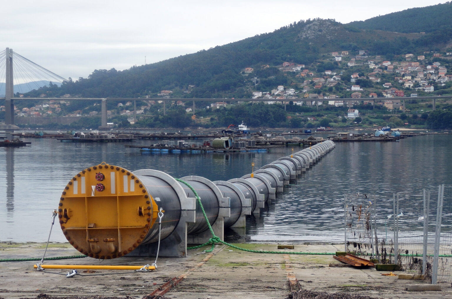 Emisario submarino de la EDAR de Lagares, Vigo - Proes